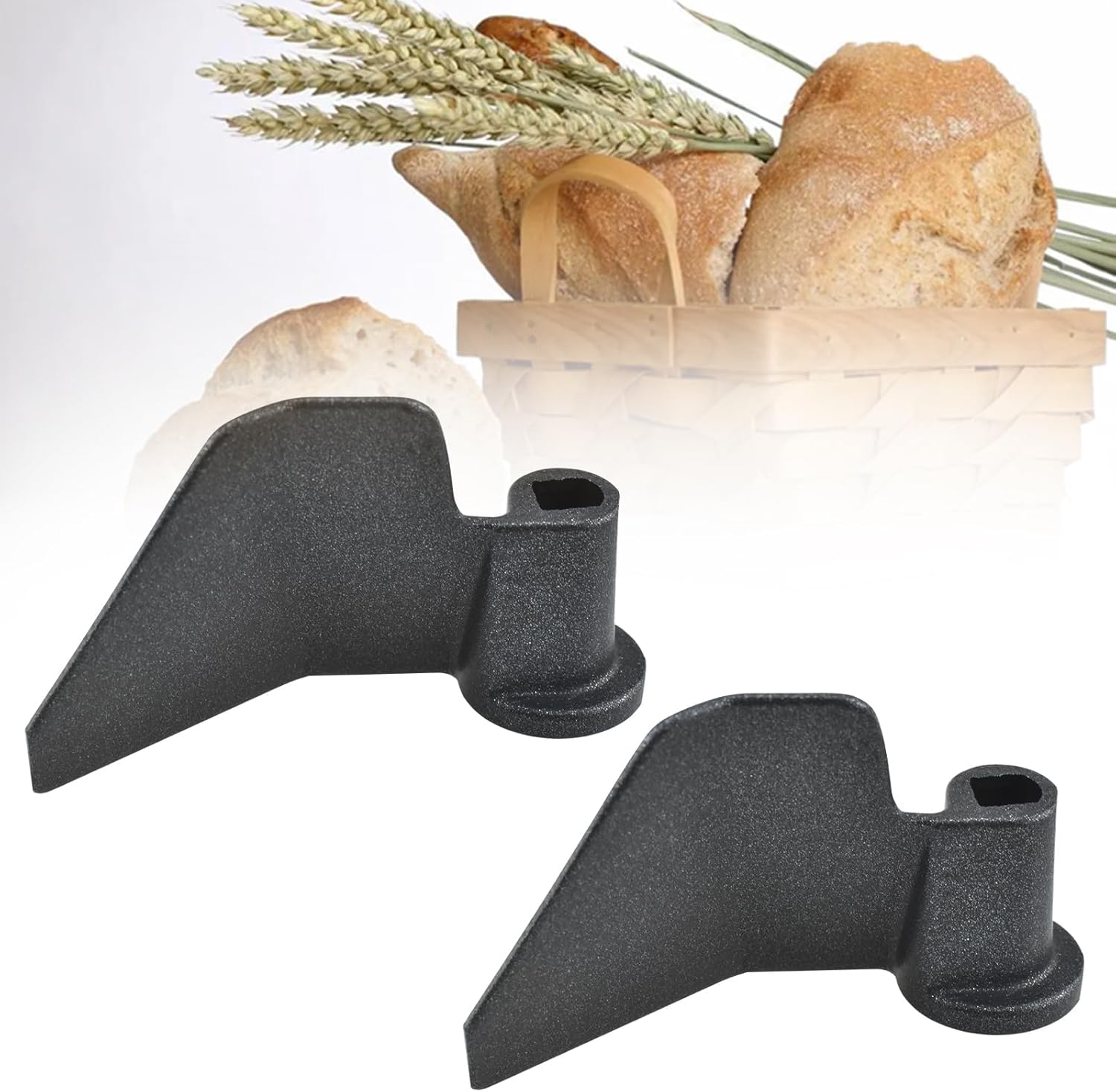 Amazon.com: MARRTEUM 2 Pcs Bread Maker Kneading Paddle, Stainless Steel ...
