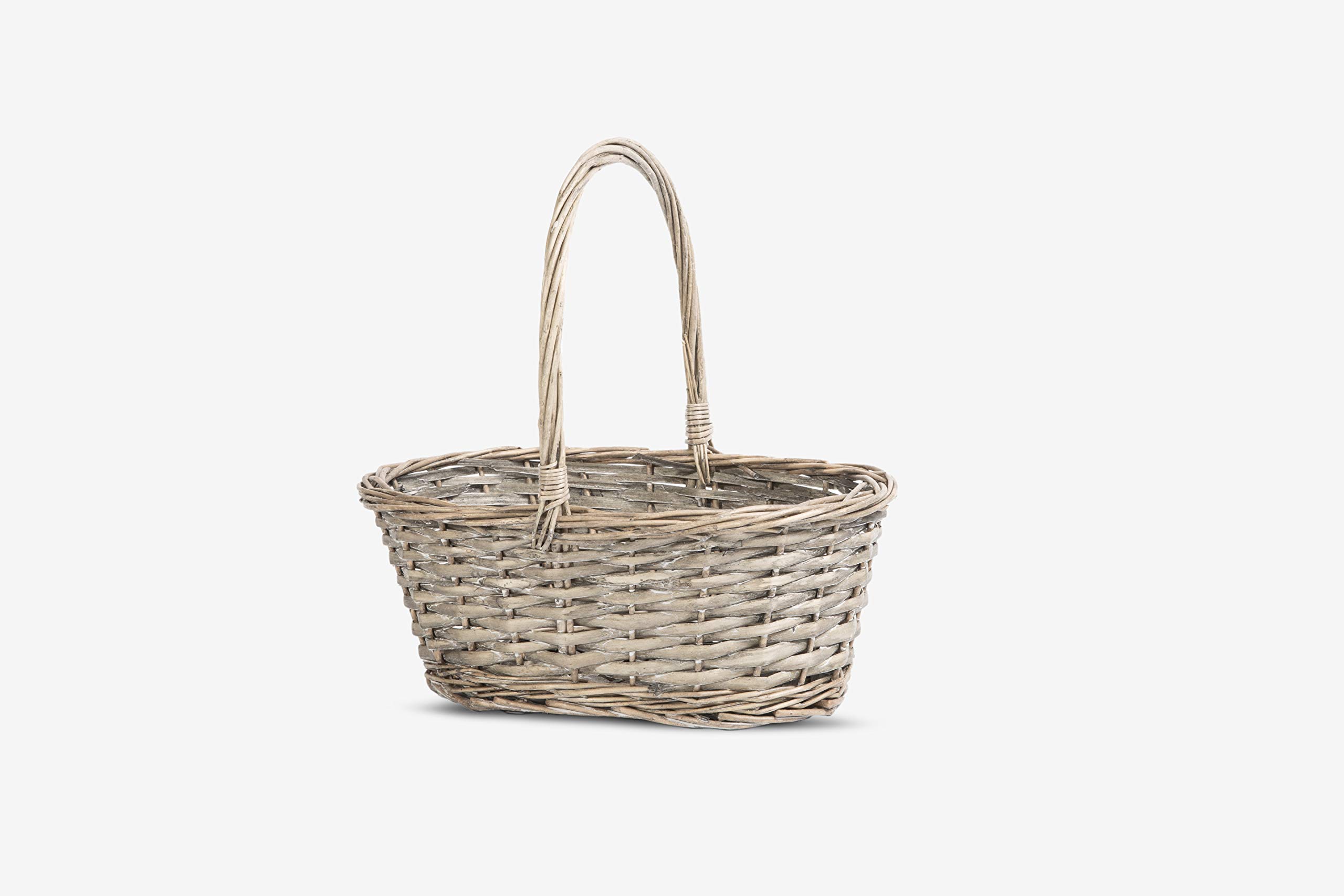 High Handle Natural Wicker Hampers Easter Basket With Handle Gift ...
