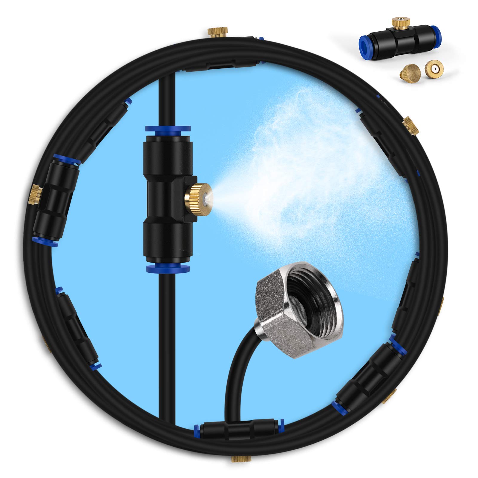 Misting Systems Cold Frame Mist Cooling System PVC Misting Kit With