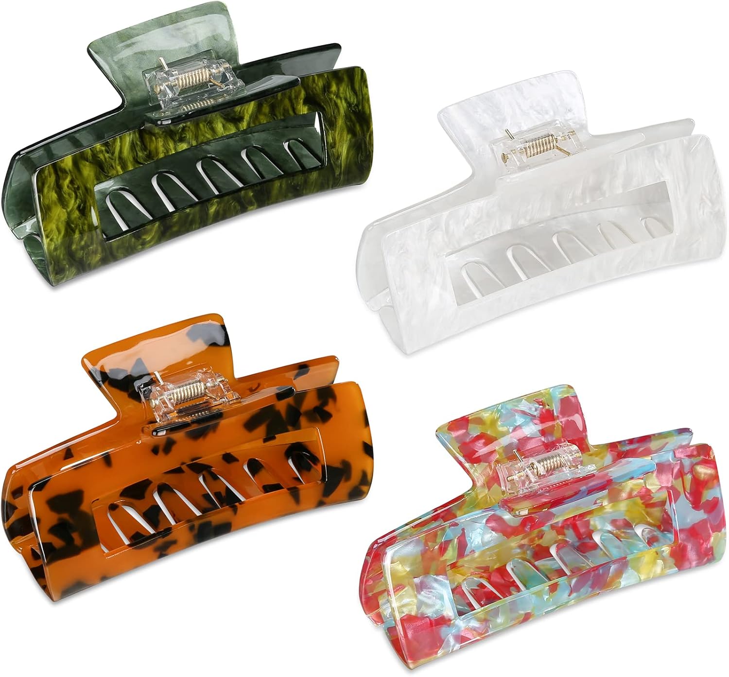 Lolalet Large Hair Clips Claw Clip for Women Girls, 4.1 Inch Hair Claw ...