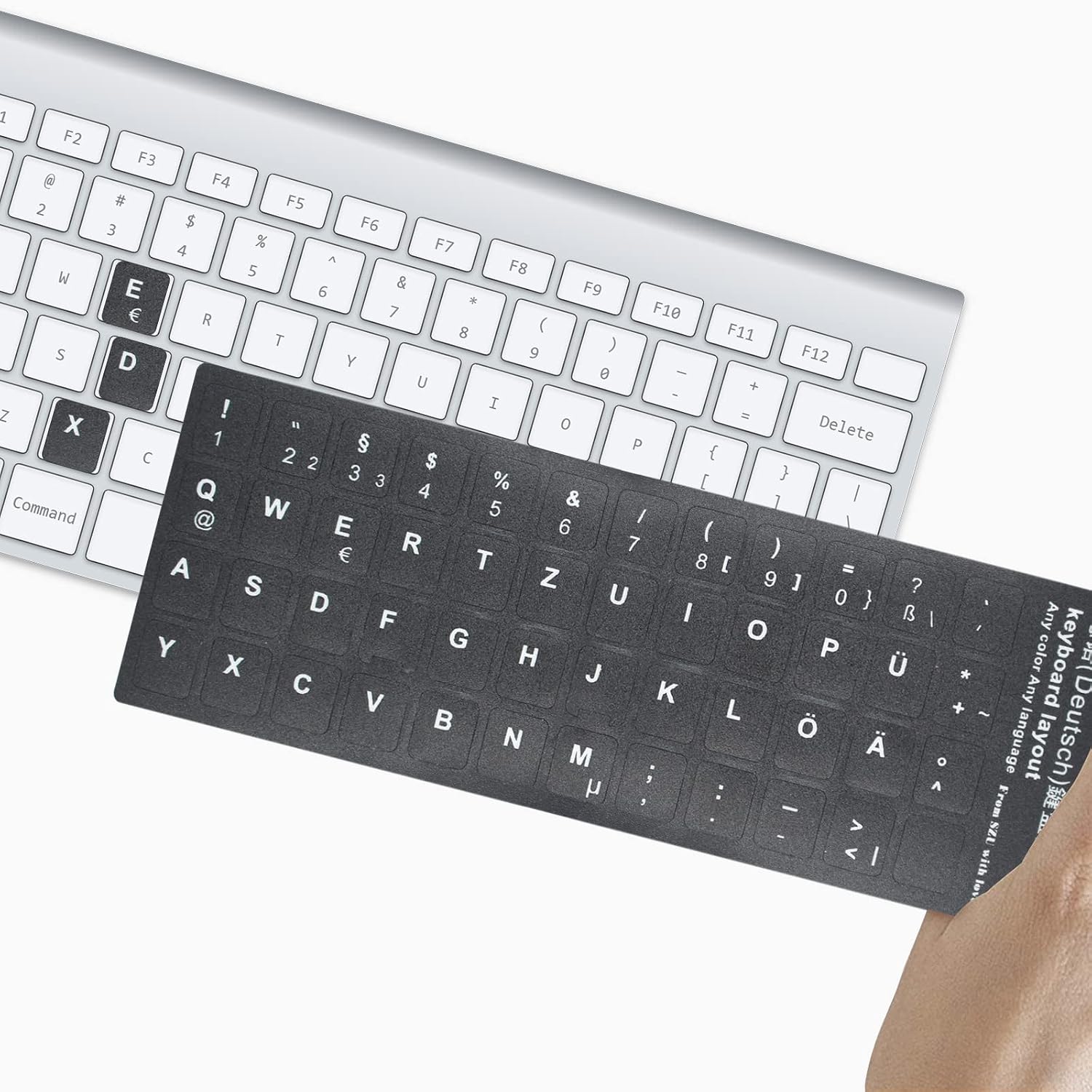 Careflection | 1 Piece Germany Keyboard Stickers, Keyboard Letters ...