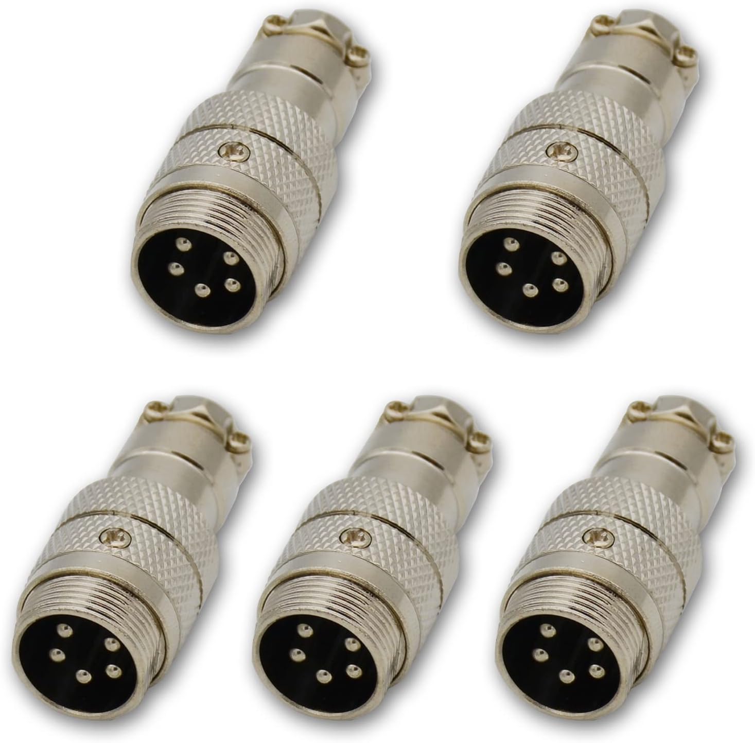 Amazon.com: Czyuntuo Aviation Connector Plug 5 Pin Microphone Connector ...
