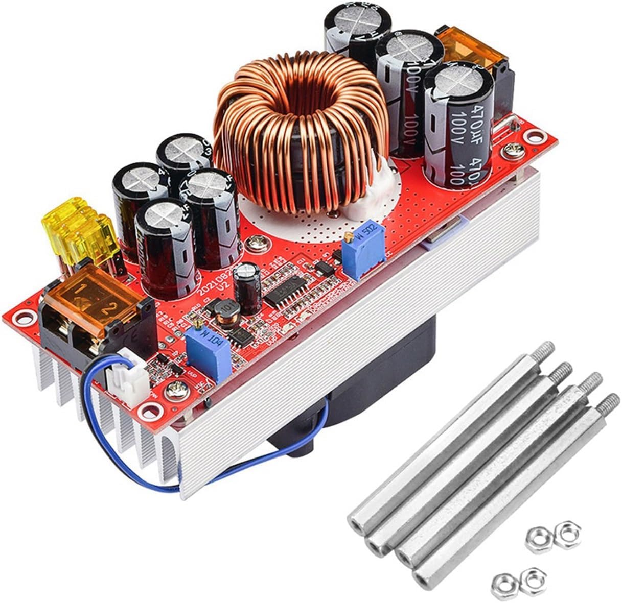 Amazon.com: 1800W Boost Converter,Aideepen 40A DC-DC Boost Car Step-up ...
