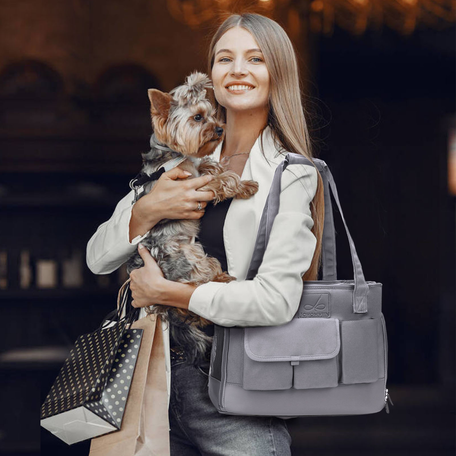 Watch Johomviin Dog purse Pet Carrier, Foldable Waterproof Premium ...