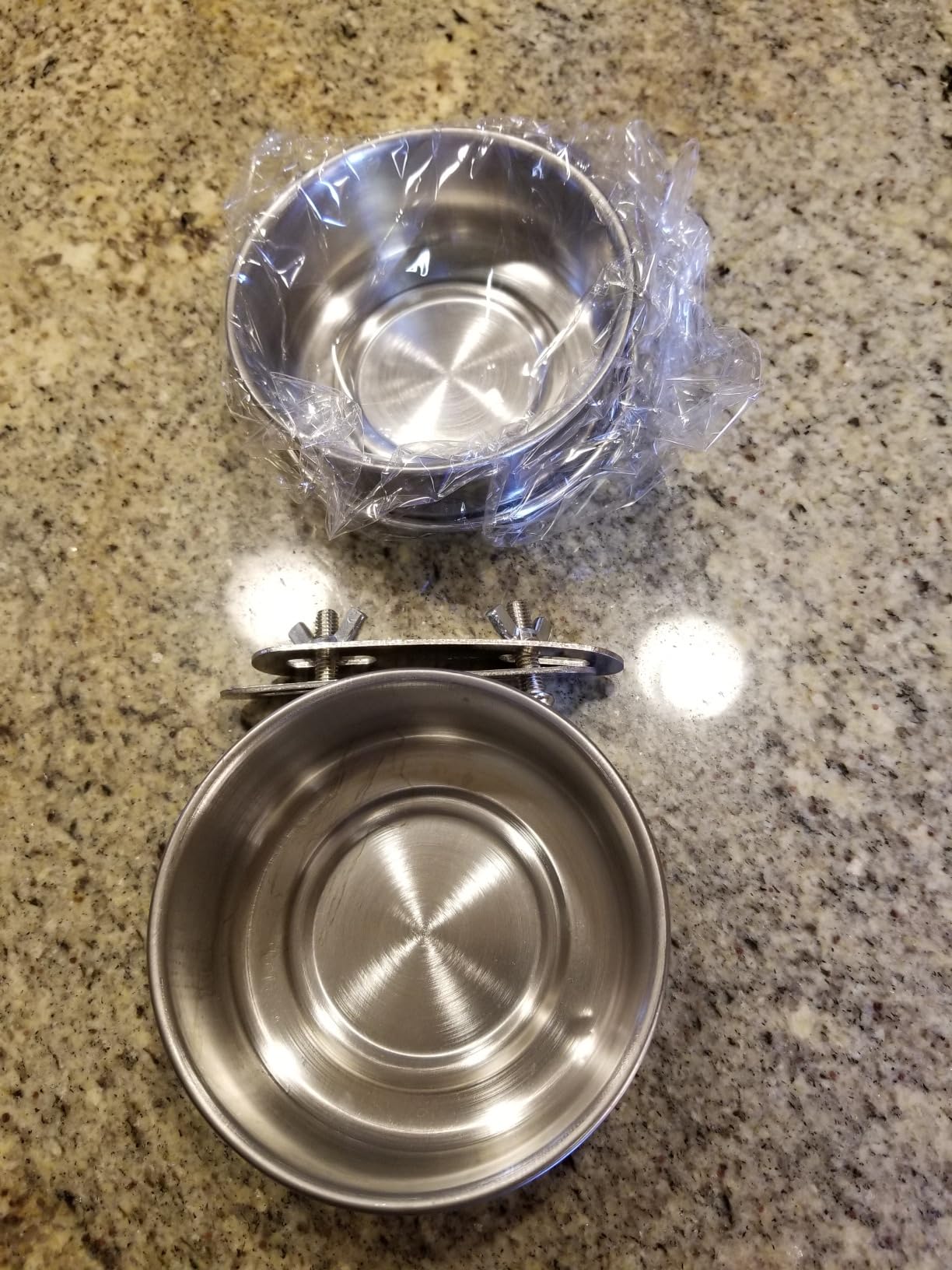 Amazon.com : DVHEY Small+Medium Bird Feeding Dish Cups,Parrot Food Bowl ...