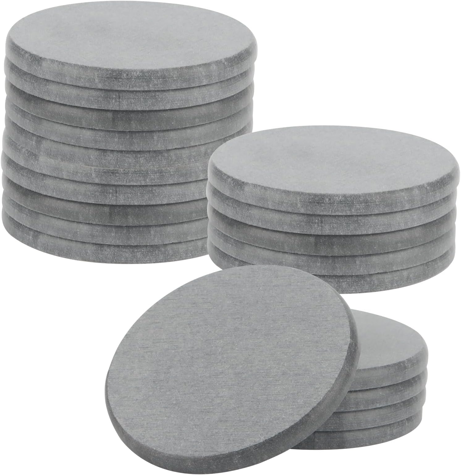 Amazon.com: ZEONHAK Diatomaceous Earth Coaster Set of 12, Instant Dry ...