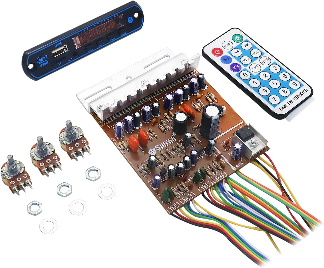 ERH India 4440 IC Board Amplifier Kit DIY Audio Dual Channel 40 + 40W ...