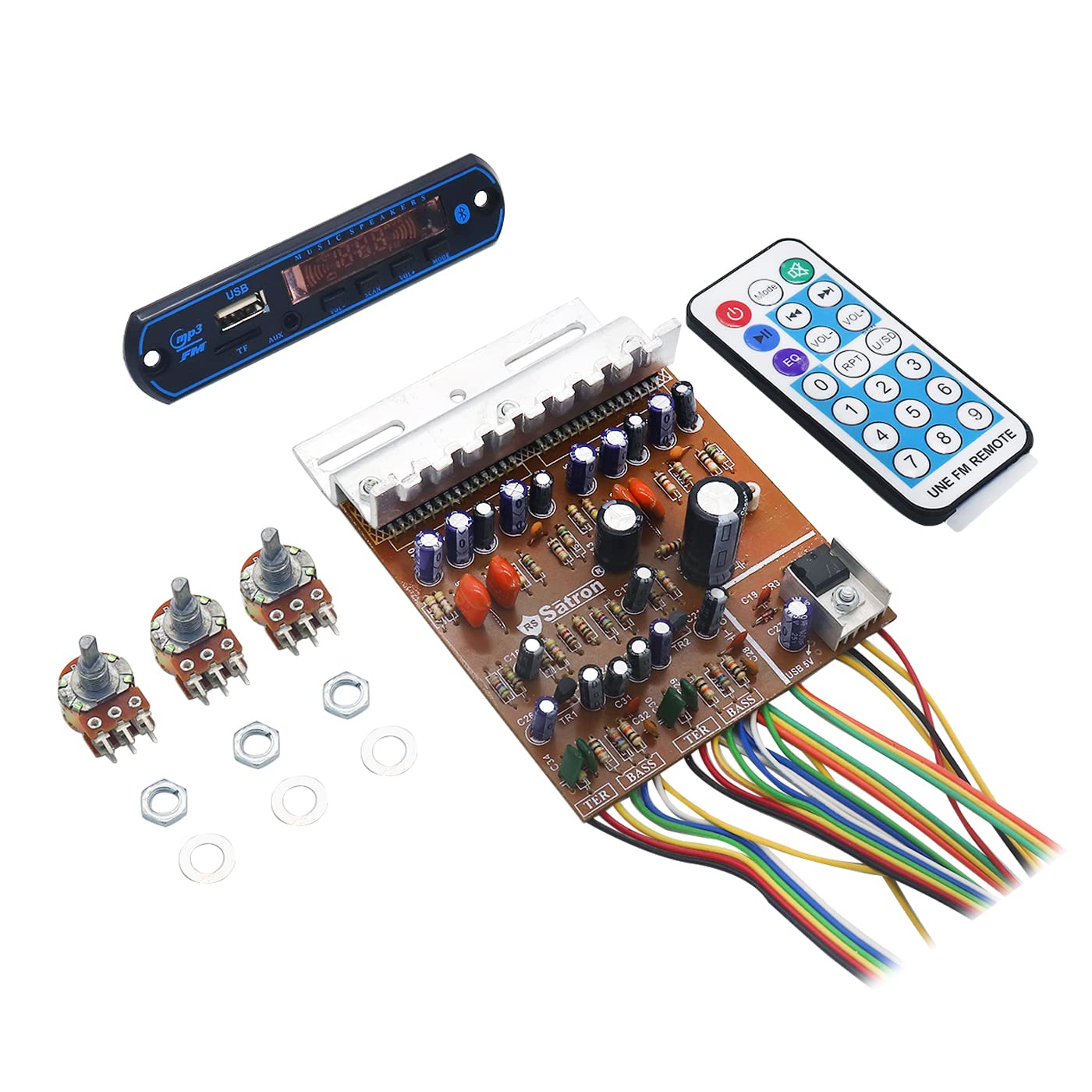 Electronic Spices Combo of 100 Watt 4440 Ic Based Audio Amplifier Board ...