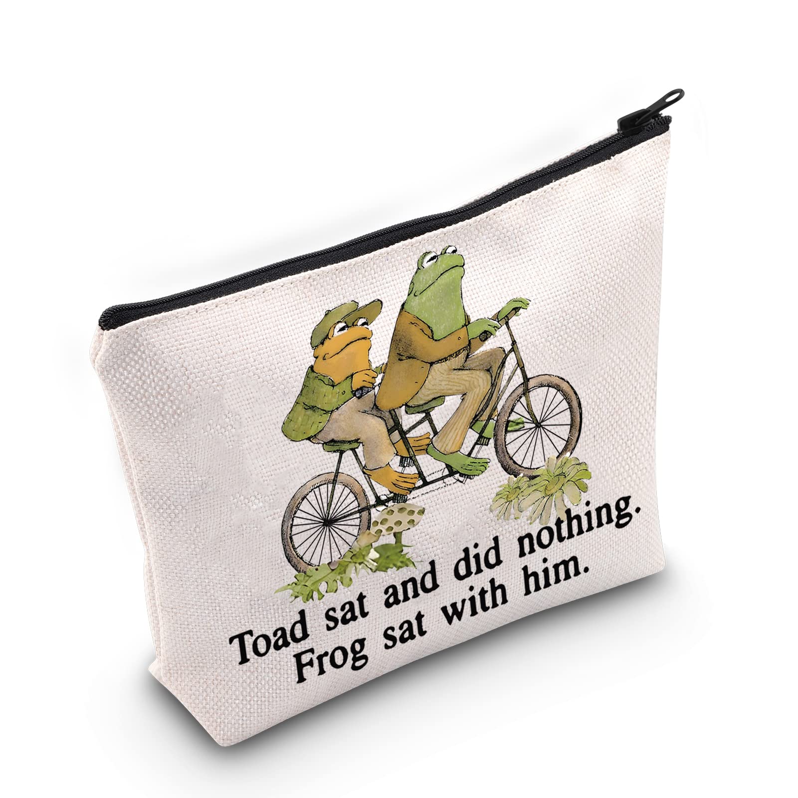 Amazon.com: LEVLO Frog And Toad Cosmetic Make Up Bag Cottage Core Gift ...