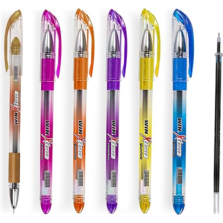 Win Guide Ball Pens | 20 Pcs, Blue Ink | Premium Pens with Stylish ...