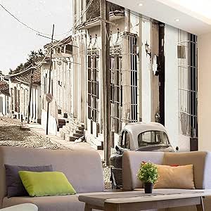 Amazon.com: ZYMECH Vinyl Wallpaper Stick and Peel Vintage Car ...