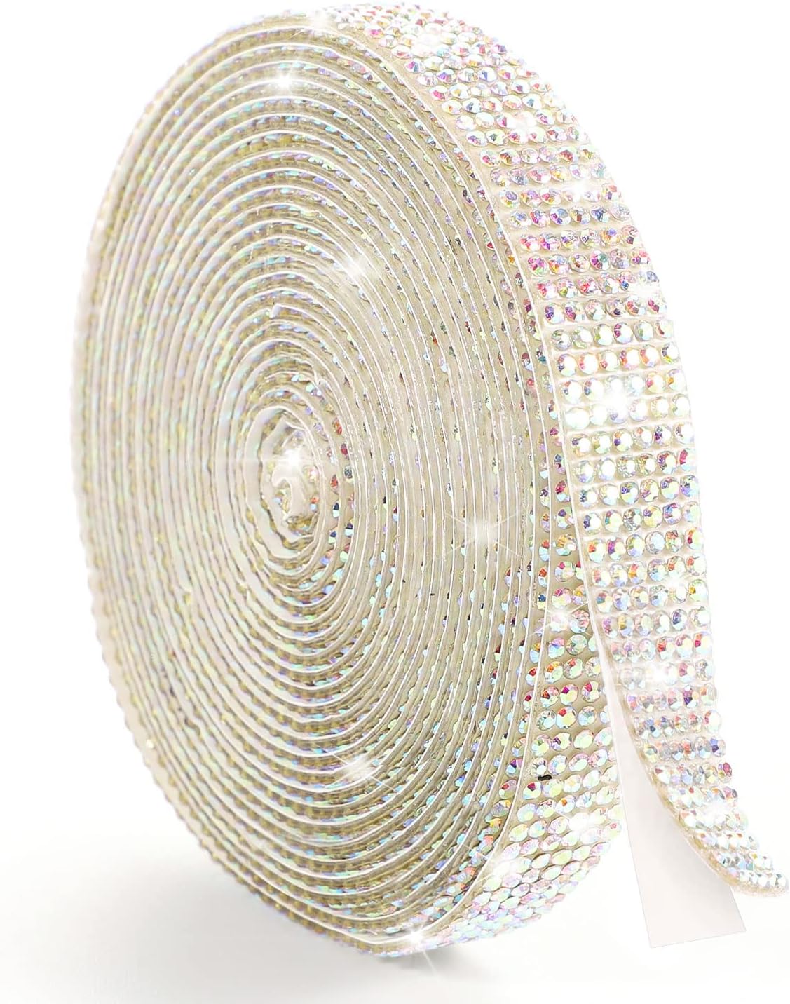 Amazon.com: 4 Yards Self Adhesive Rhinestones Crystal Rhinestone Ribbon ...