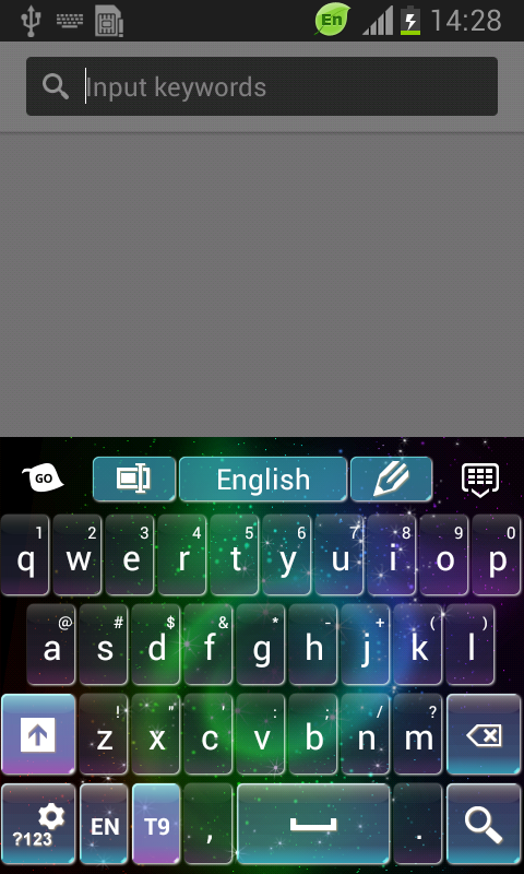 Sparkly Galaxy Keyboard - App on the Amazon Appstore