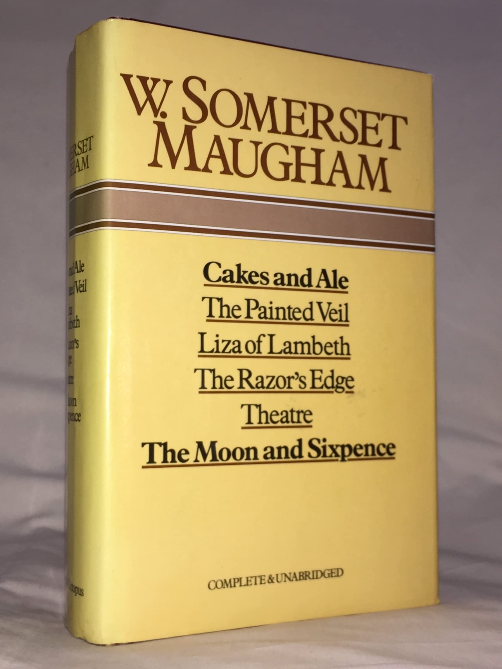 Cakes and Ale,the Painted Veil,Liza of Lambeth,Razor's Edge,Theatre ...