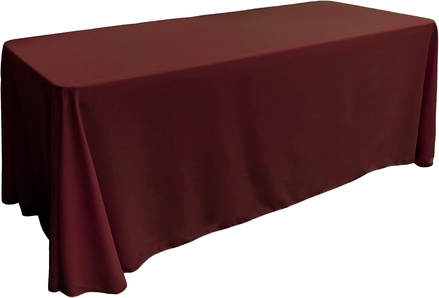 Amazon.com: LA Linen Polyester Poplin Washable Rectangular Tablecloth ...
