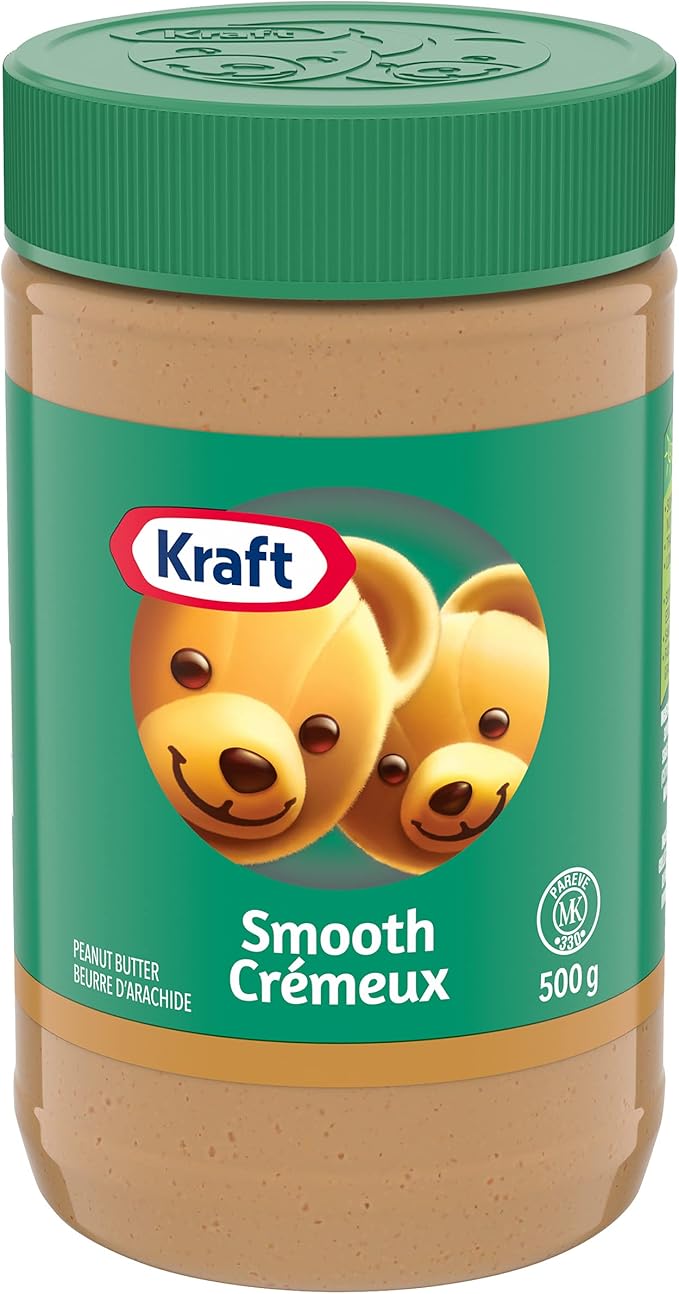 Kraft Peanut Butter Smooth Peanut Butter, 500g : Amazon.ca: Grocery ...