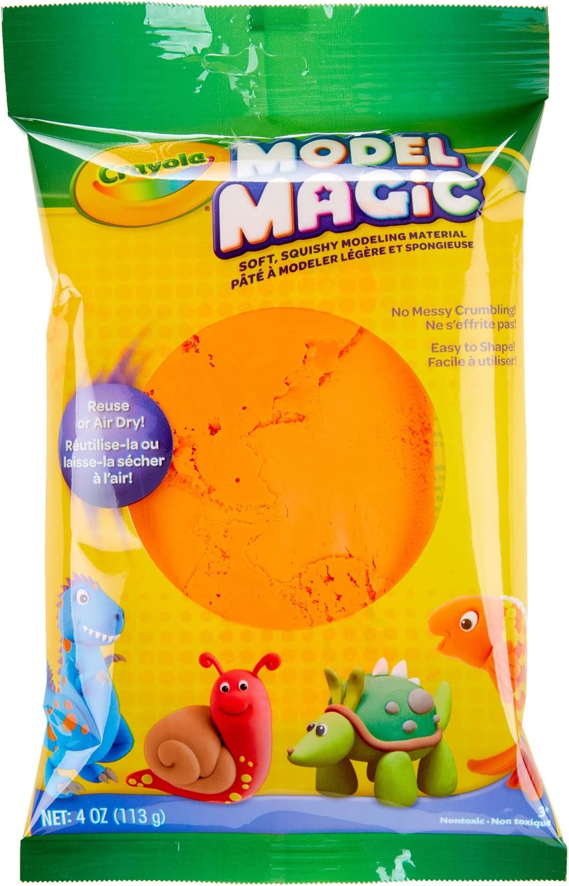 Amazon.com: Crayola Model Magic 4 oz, Orange : Toys & Games
