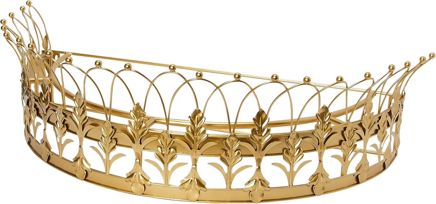 Amazon.com: Creative Co-Op Decorative Metal Curtain or Canopy Crown ...