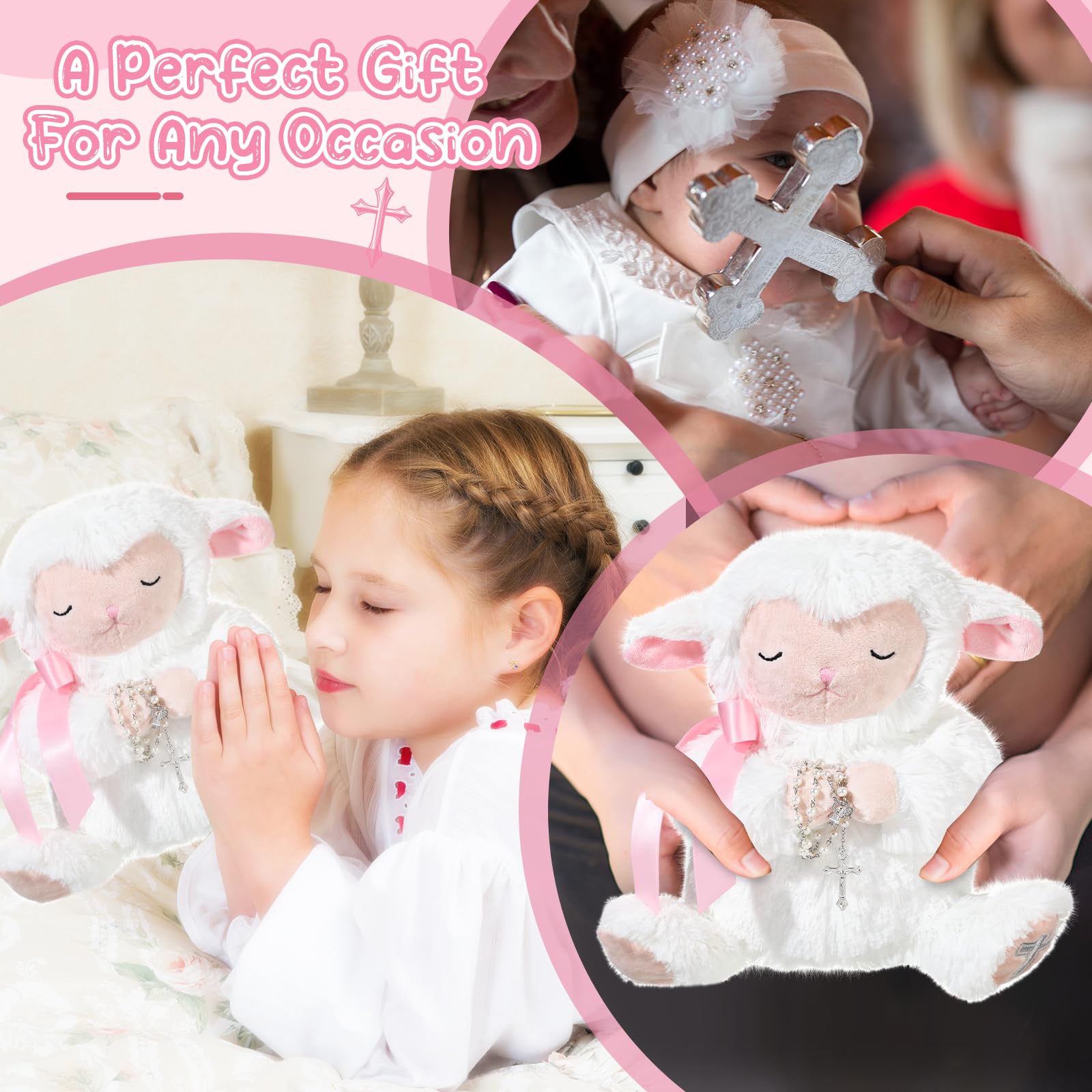 Snapklik.com : MiniInflat Baptism Gift Christian Baby Stuffed Animal ...