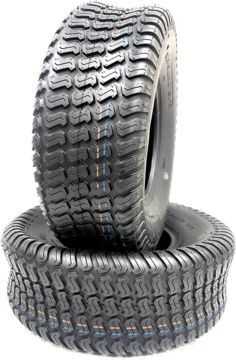 Amazon.com: Two 18x6.50-8 Lawn Mower Tractor Tires Tubeless Heavy Duty ...