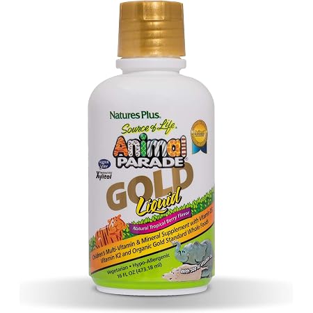 Amazon.com: NaturesPlus Animal Parade Source of Life Gold Children's ...