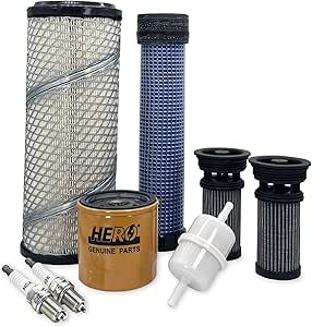 Amazon.com: HERO Maintenance Filter Kit For Exmark LZE742GKC604C1 Lazer ...