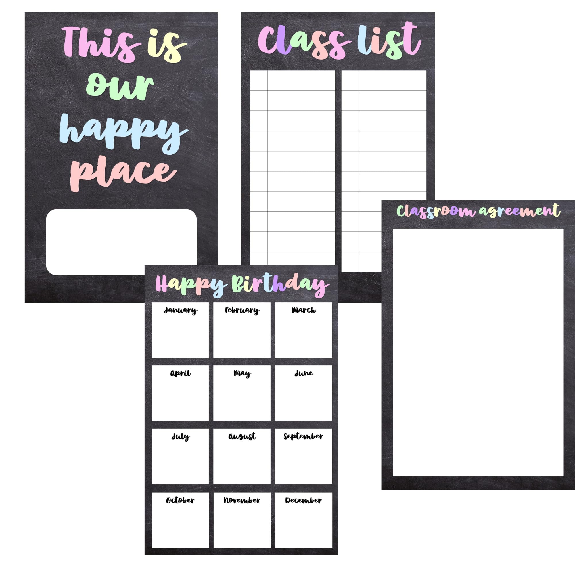 Buy Classroom s, welcome , student namelist, birthday chart, classroom ...