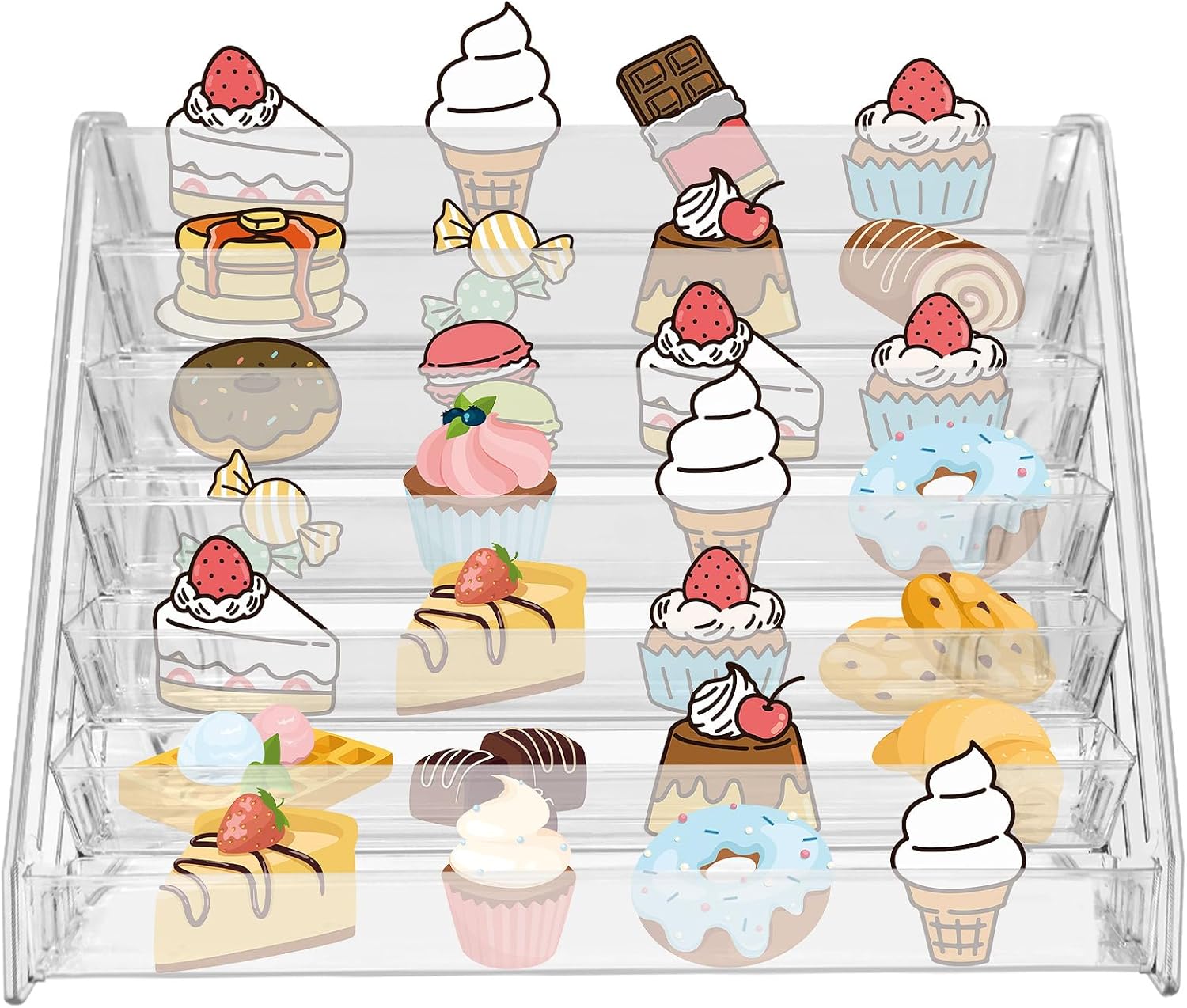 Amazon.com: 7 Tier Acrylic Card Display Stand - Versatile for Trading ...