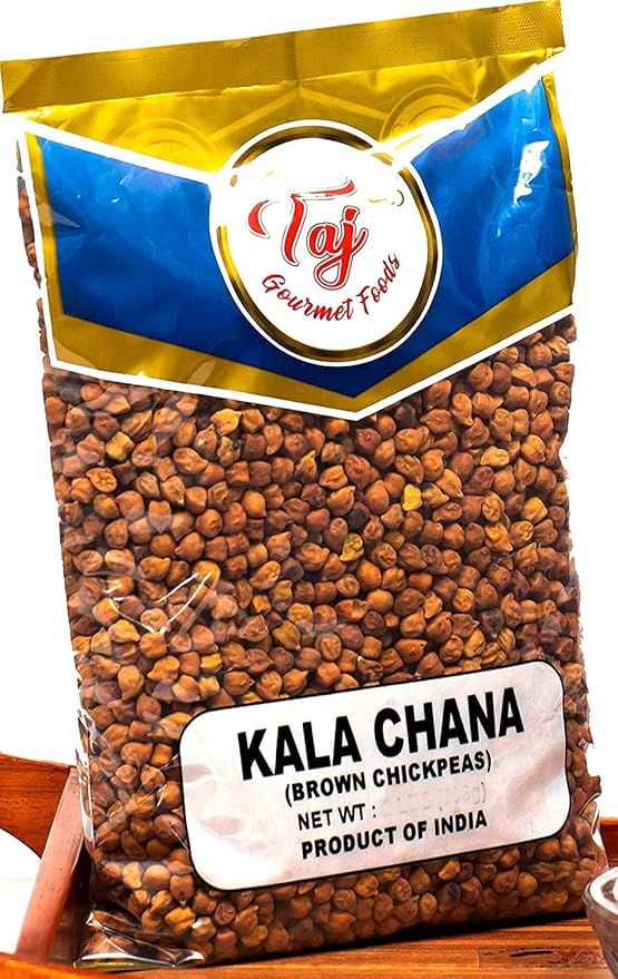 Amazon.com : TAJ Premium Indian Kala Chana, Desi Chickpeas (4-Pounds ...