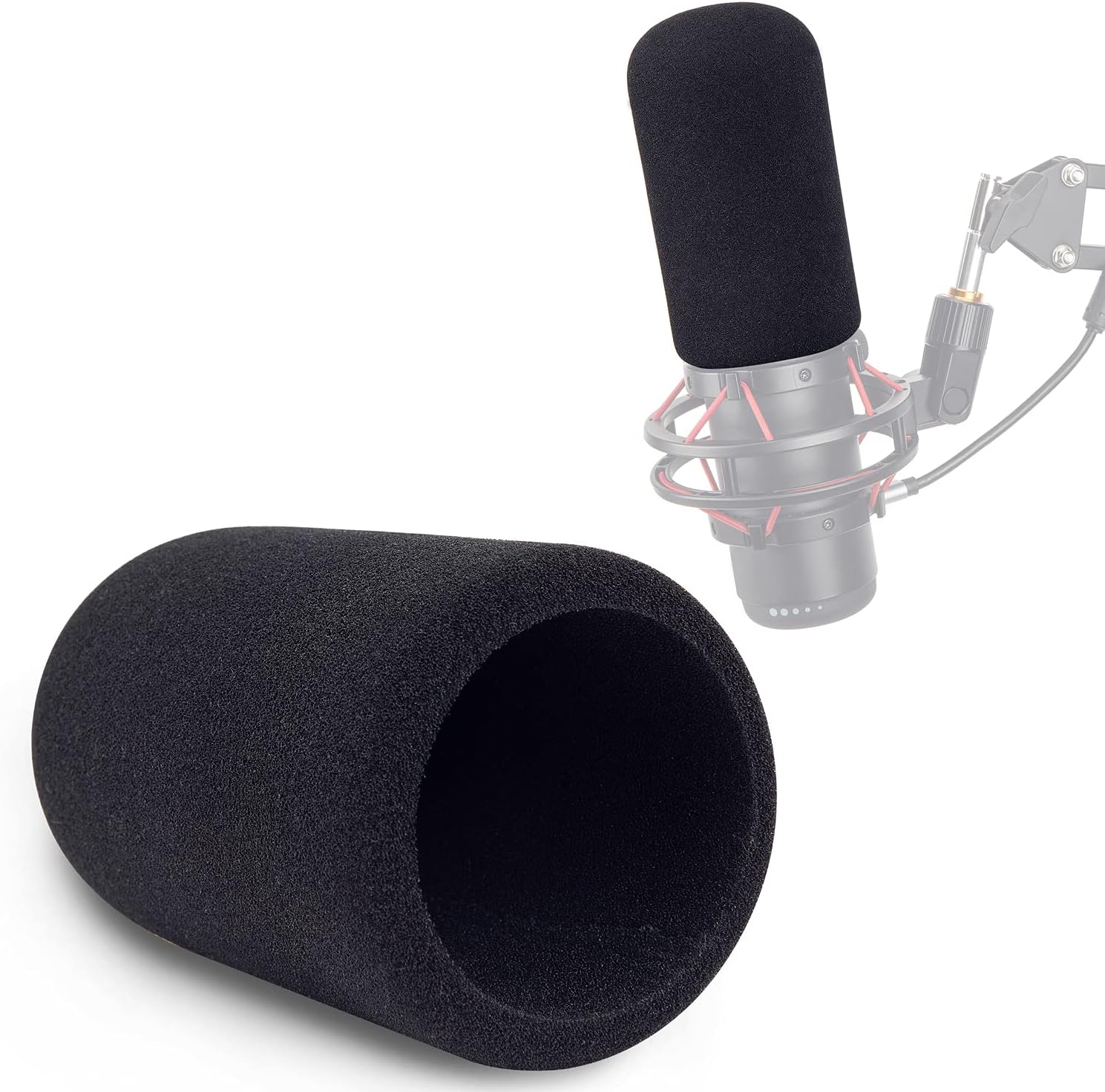 HyperX HX-MICQC-BK QuadCast - Standalone Microphone with Comprehensive ...