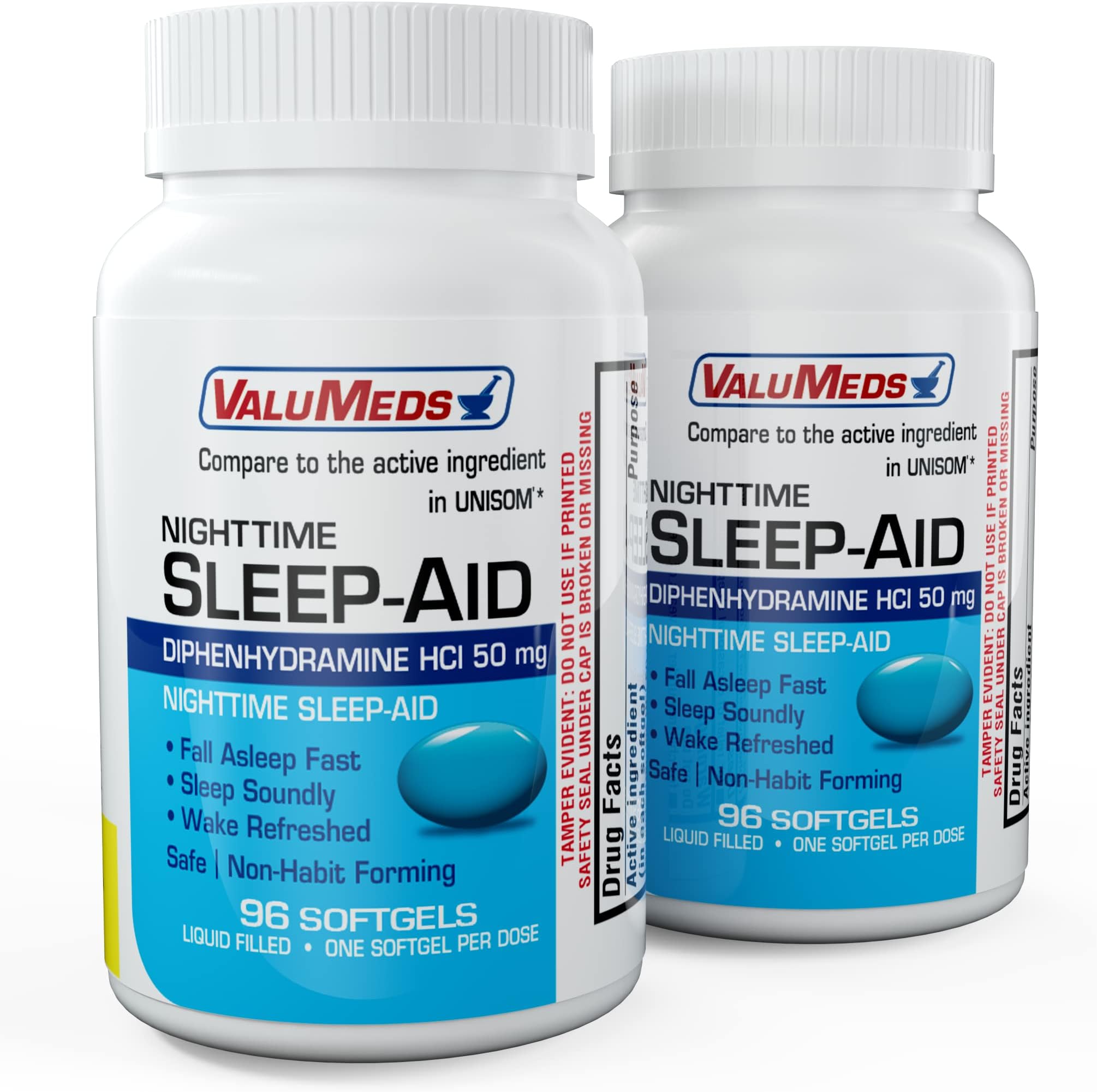 Amazon.com: ValuMeds Nighttime Sleep Aid Diphenhydramine Hydrochloride ...