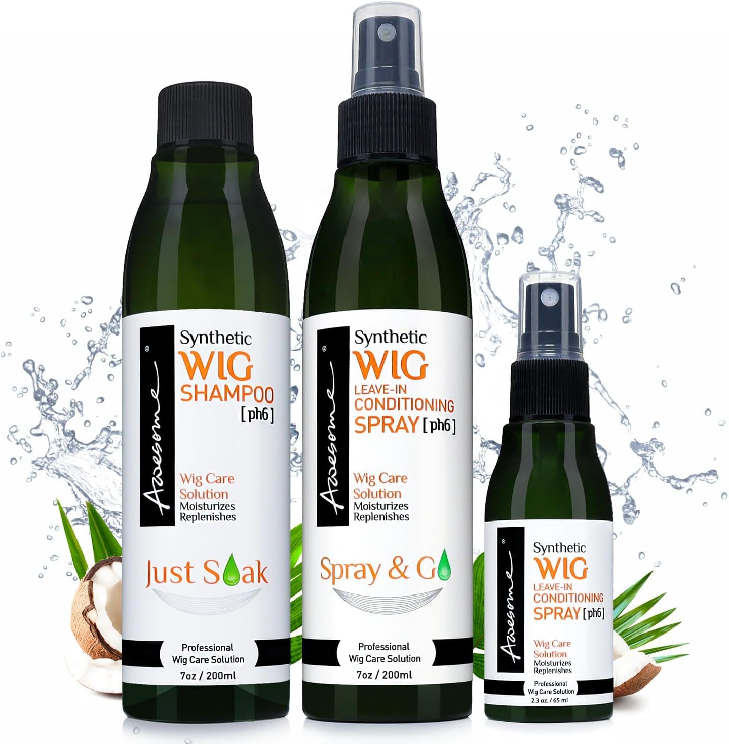 Amazon.com : Jon Renau Synthetic Hair Shampoo & Conditioner - Shampoo ...