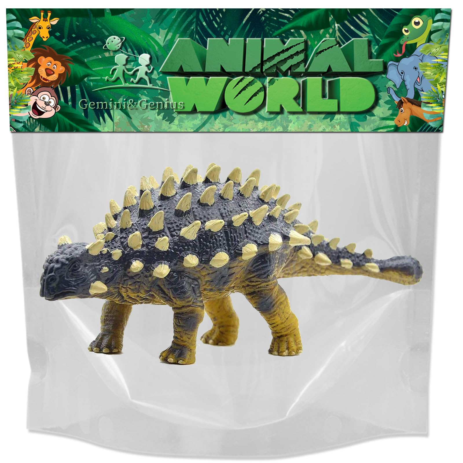 Buy Gemini & Genius Saichania Action Figure Ankylosaurus Dinosaur World ...