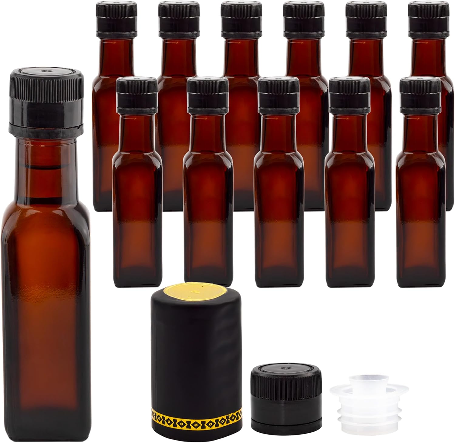 Amazon.com: Cornucopia Brands 4oz Olive Oil Bottles (12-Pack); Empty ...