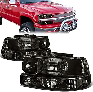 Amazon.com: D SOLUTIONS Headlights Assembly Compatible with Chevy ...