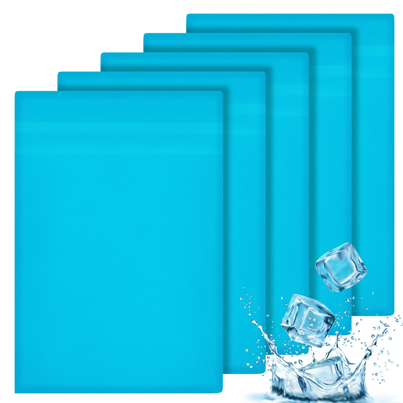 Amazon.com: Paterr 5 Pcs 10"x14" Soft Flannel Cold Pack Sleeves ...