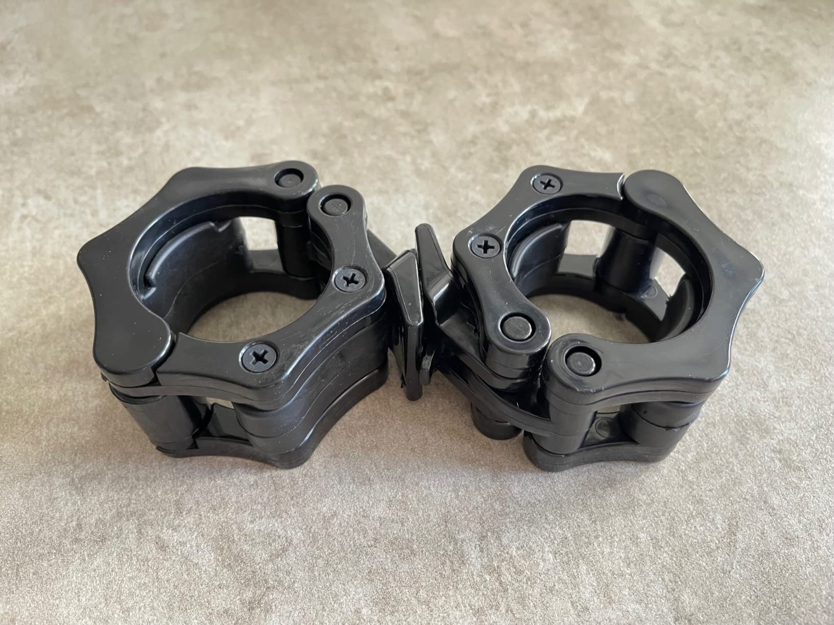$2/mo - Finance Kreytis Fitness Olympic Barbell Clamps Collars Quick ...
