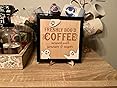 Amazon.com: FRESHLY BOO’D COFFEE Halloween Signs, Funny Halloween ...