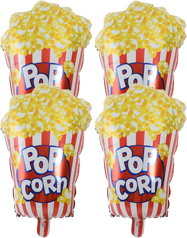 Amazon.com: HAIOPS Popcorn Balloons Carnival Circus Theme Party ...