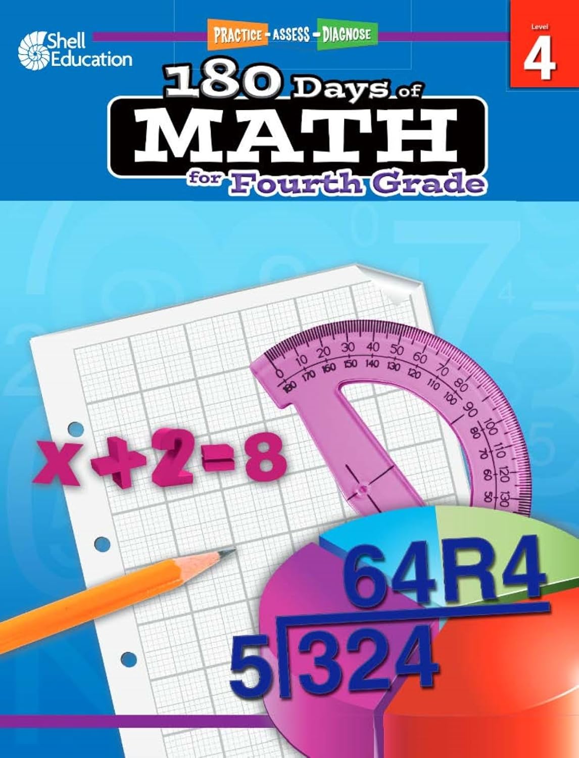 Amazon.com: Shell Education 180 Days of Math for Fourth Grade ...