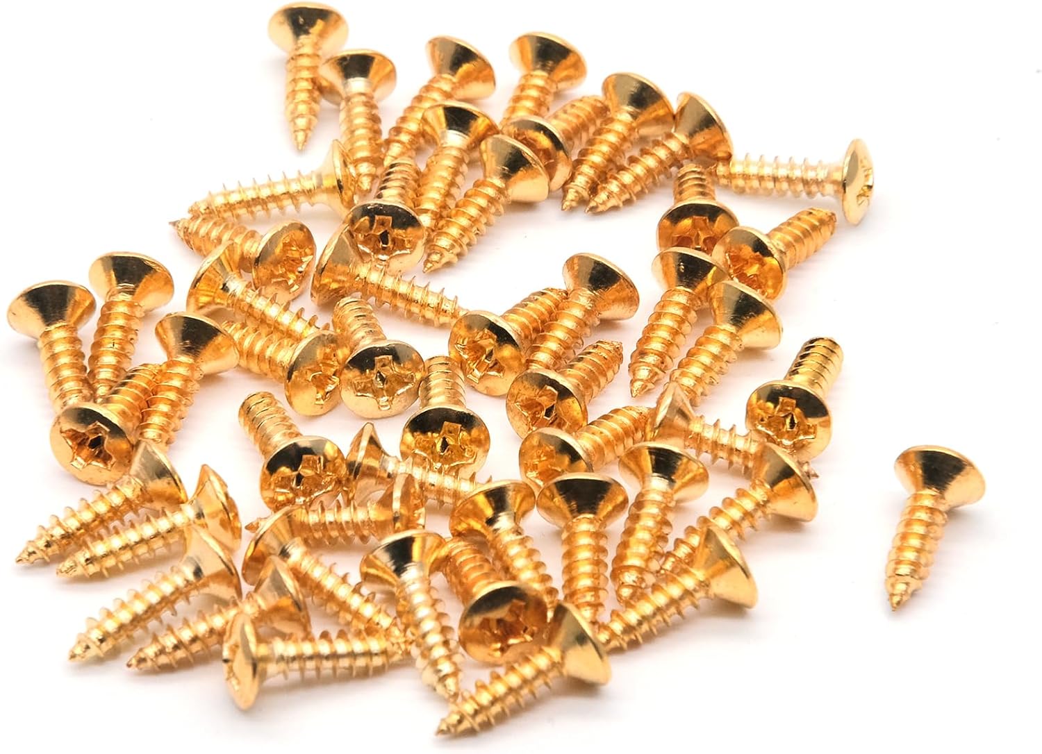 Amazon.com: harpfeas 3MM Electric Guitar Bass Pickguard Screws Pick ...