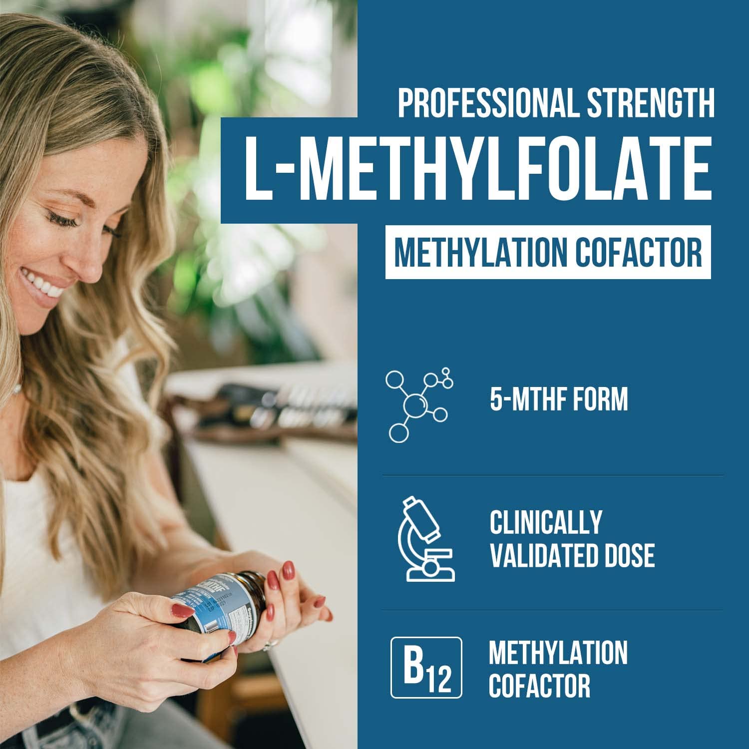 Snapklik.com : L Methyl Folate 15mg Plus Methyl B12 Cofactor ...