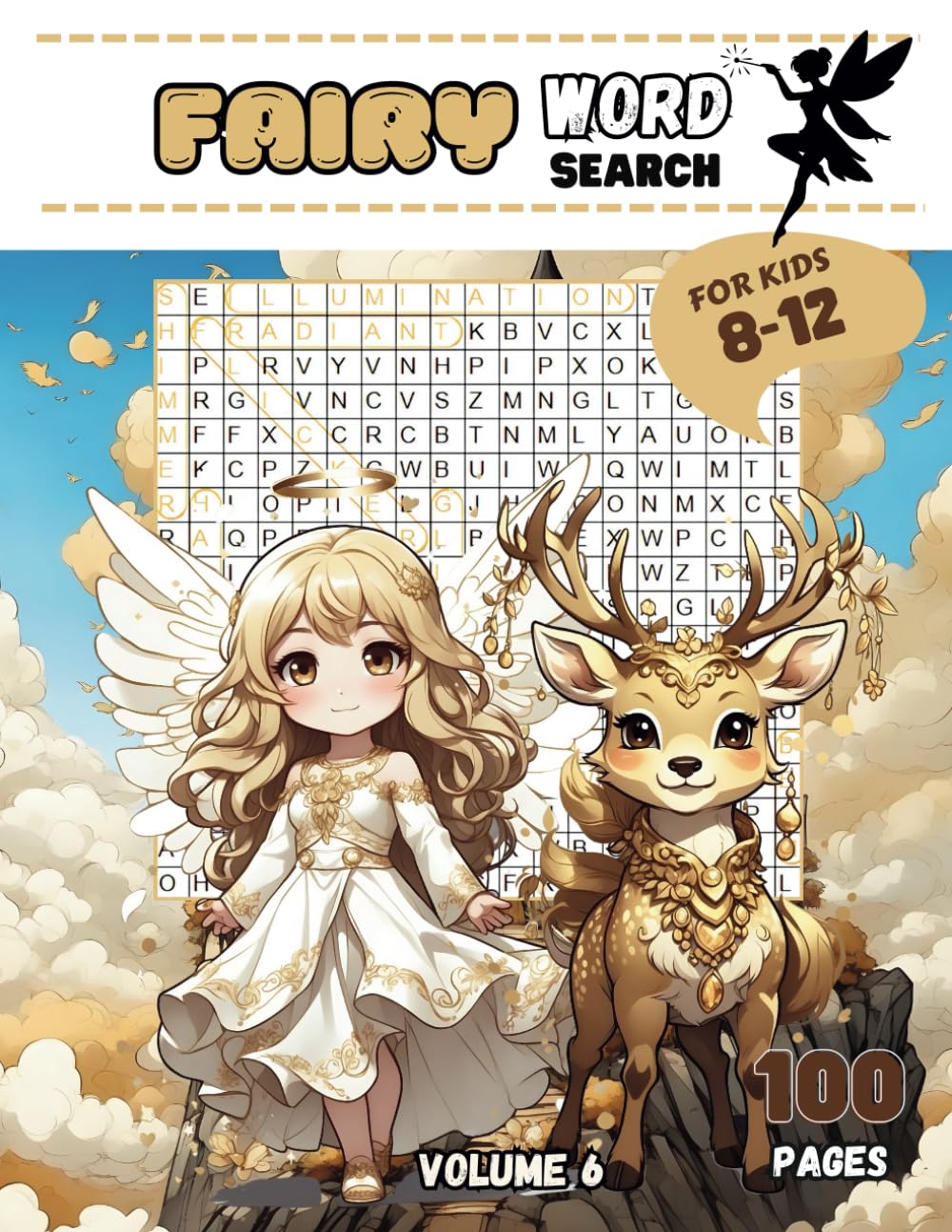 Fairy Word Search: Puzzles and Solutions: Light Fairy: Fairy-themed ...