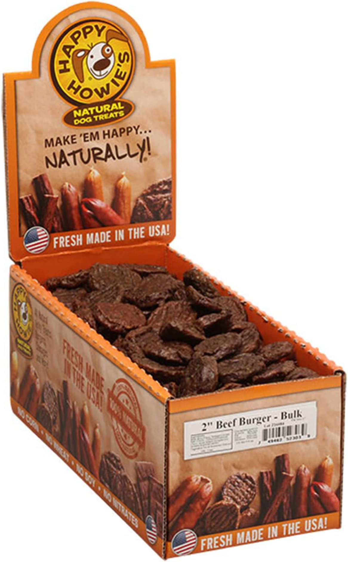 Amazon.com : Happy Howie's Mini Doggy Burgers - Natural Healthy Dog ...