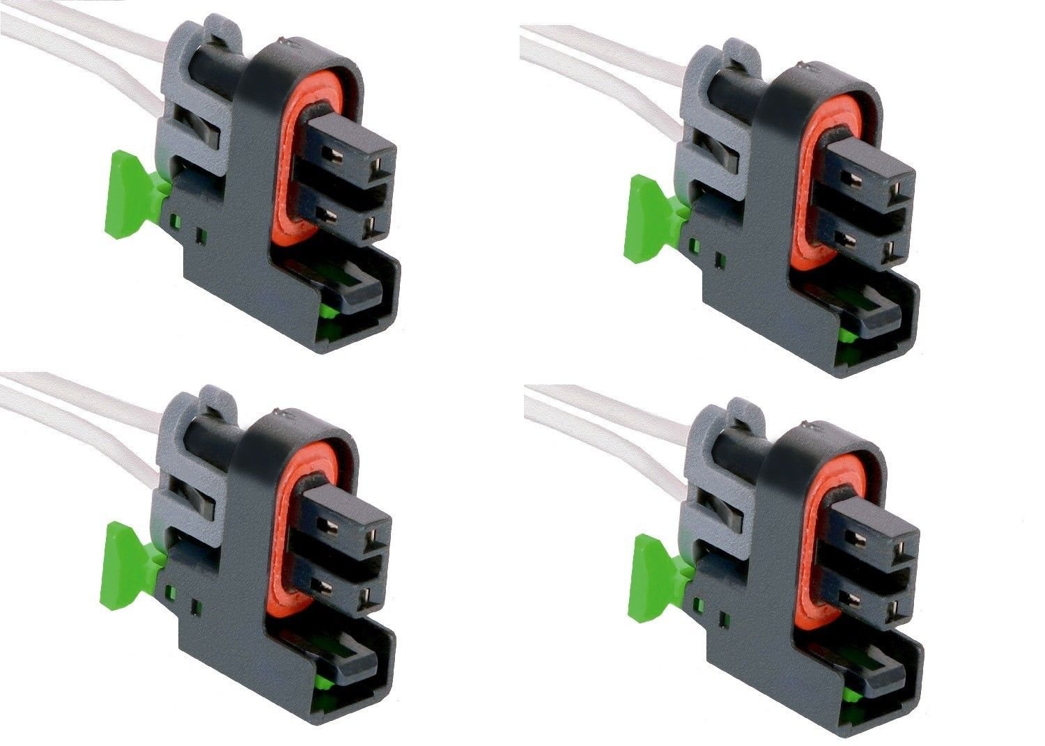 Amazon.com: 4x Connector 2-way 2 pin for GM Fuel Injector 575356 1P1575 ...