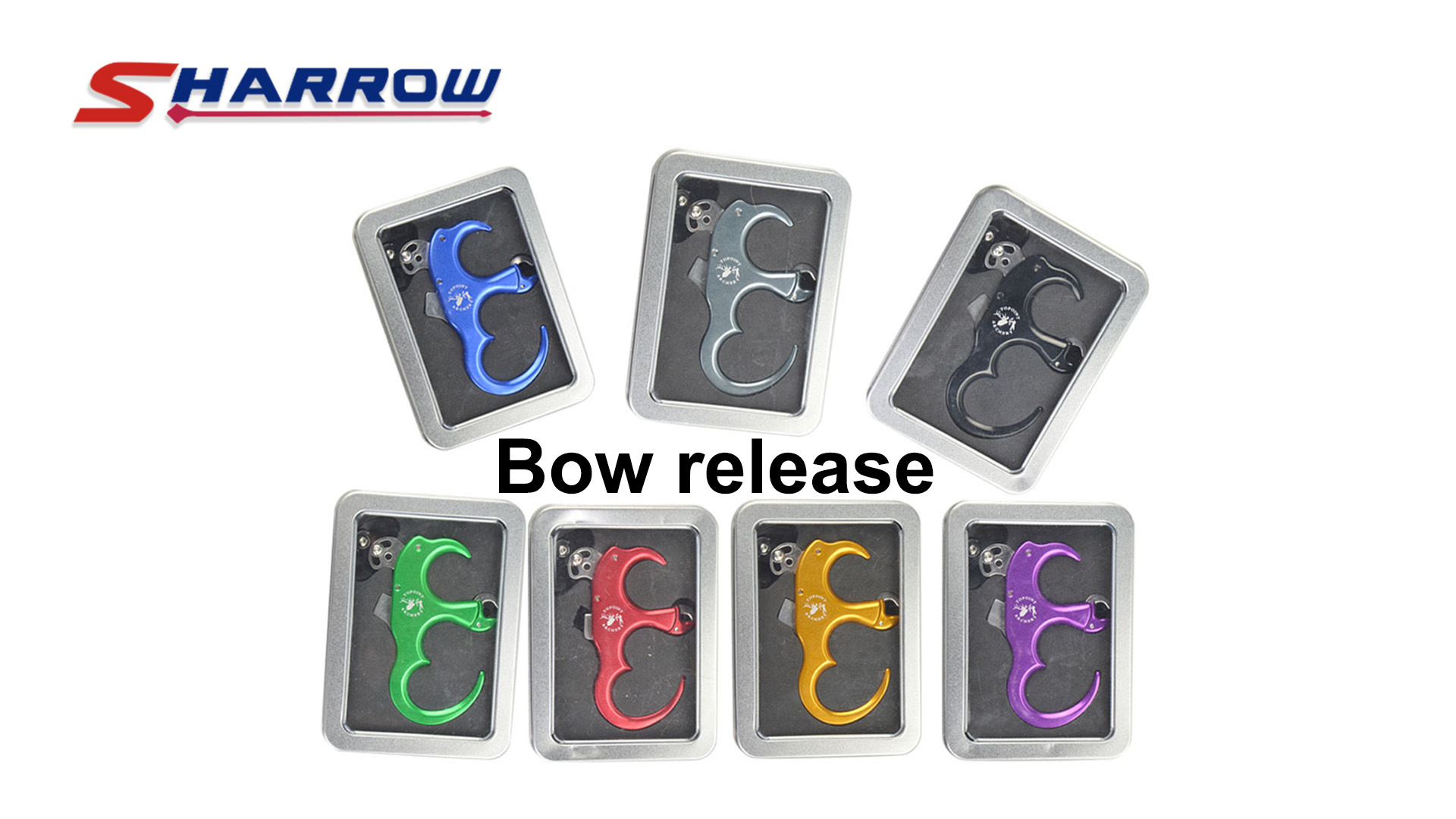 Bow Release Trigger SHARROW Automatic Bow Release - 3 Finger Thumb ...