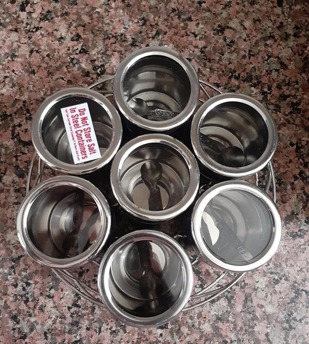 Masala Box For Kitchen | Indian Spice Box Kitchen Containers| Masala ...