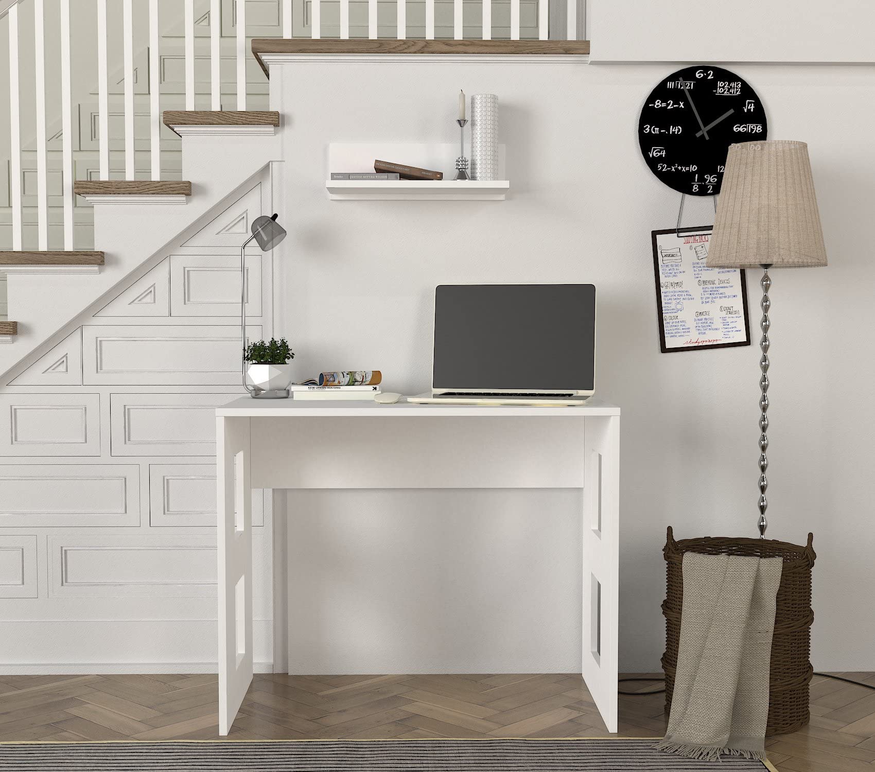 Buy MAKENZA Robin Office Desk Computer Table, Simple Style Laptop Table ...