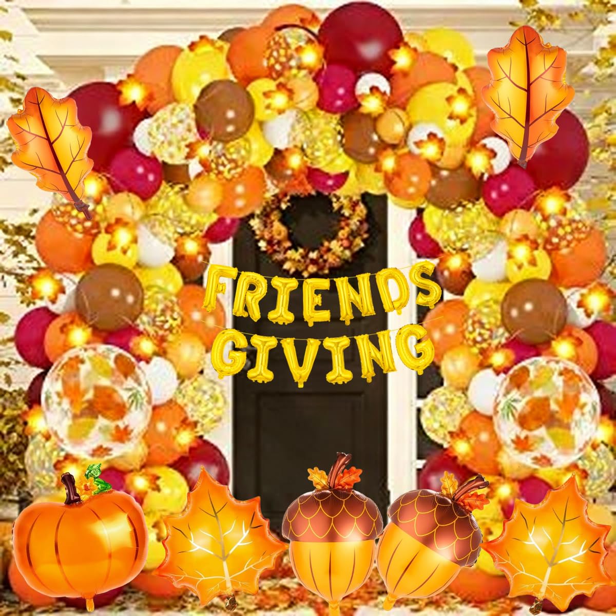 Snapklik.com : Fall Party Balloon Decorations Set, Glazeal 118pcs ...