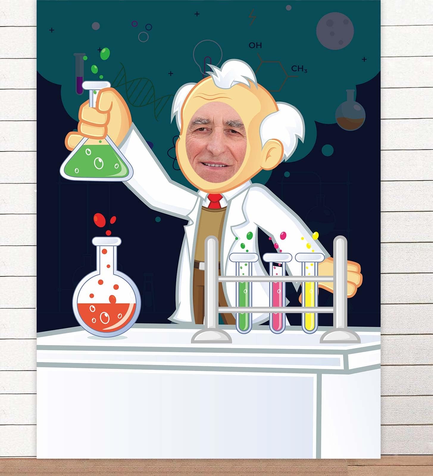 Amazon.com: Scientists Doing Experiments Banner Pretend Play Party Game ...